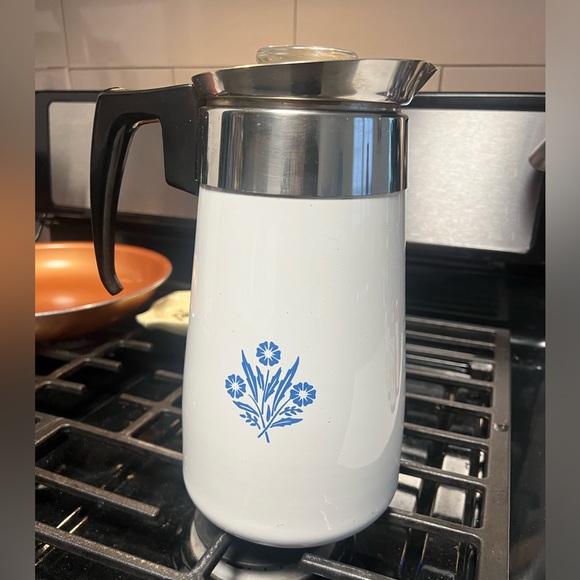 Corelle | Kitchen | Vintage Corning Ware Stovetop Percolator 9 Cup P49 ...